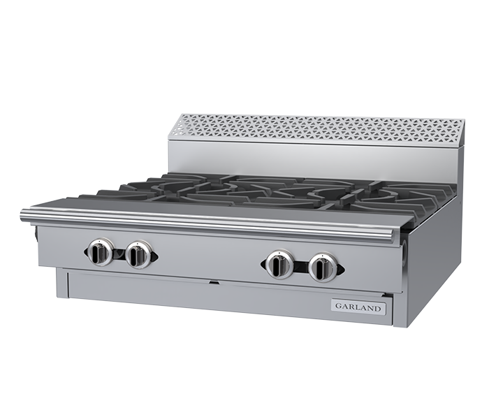 Welbilt China - C36-7 Garland Cuisine 36" Four Open Burner Top Ranges